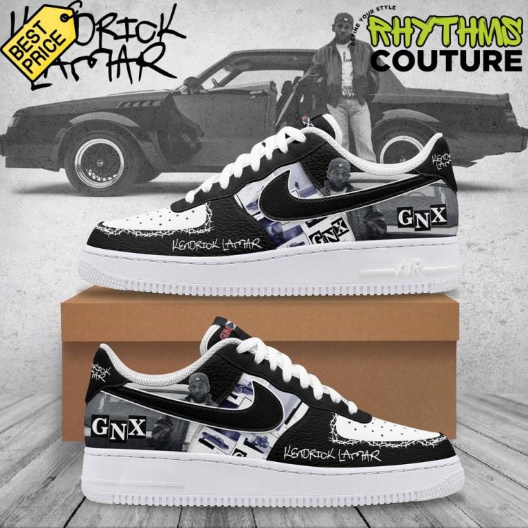 Kendrick Lamar GNX Black Air Force 1 Sneaker - Rhythmscouture