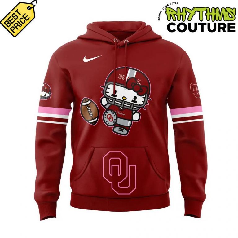 Oklahoma Sooners x Hello Kitty Special Edition Hoodie - Rhythmscouture