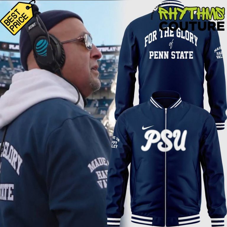 Penn State Nittany Lions For The Glory New Coach James Franklin Bomber ...
